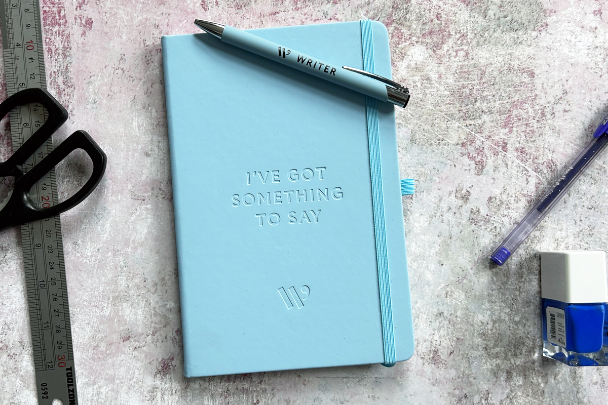 Limited edition Women's Prize blue A5 notebook - Women's Prize : Women ...